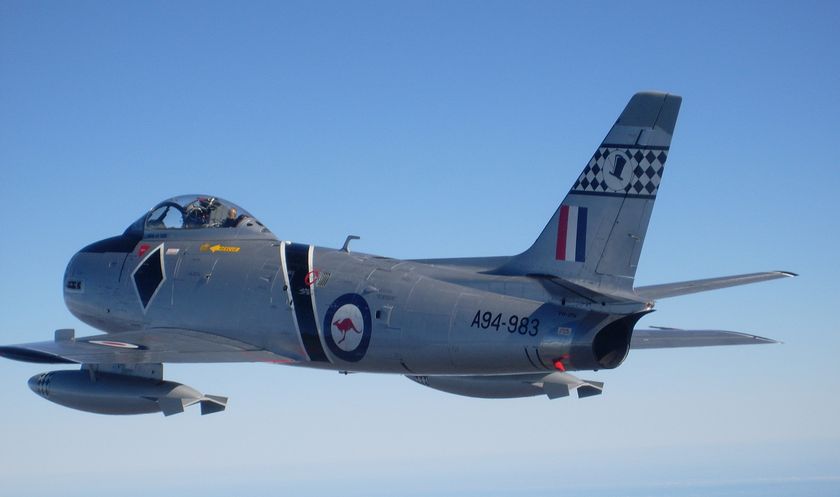 Australia's only Sabre flies again - ABC News