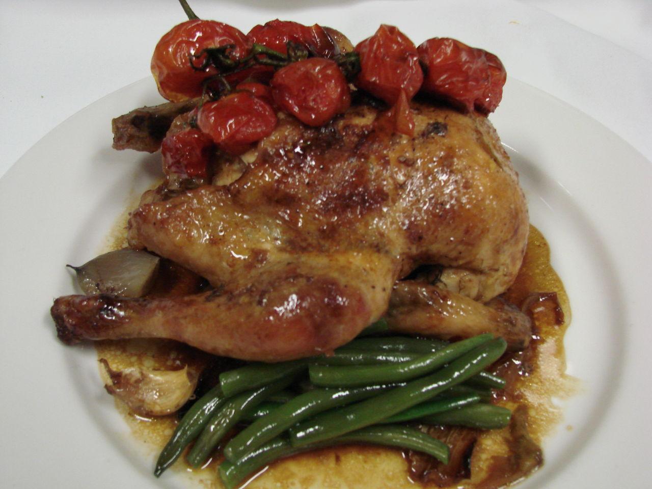 Roast spring chicken on roasted fennel bulb - ABC News