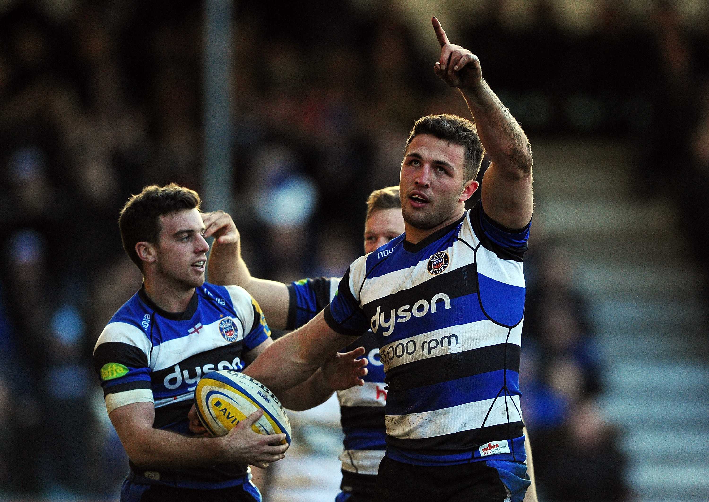 Sam Burgess relieved to score first try for Bath since rugby union ...