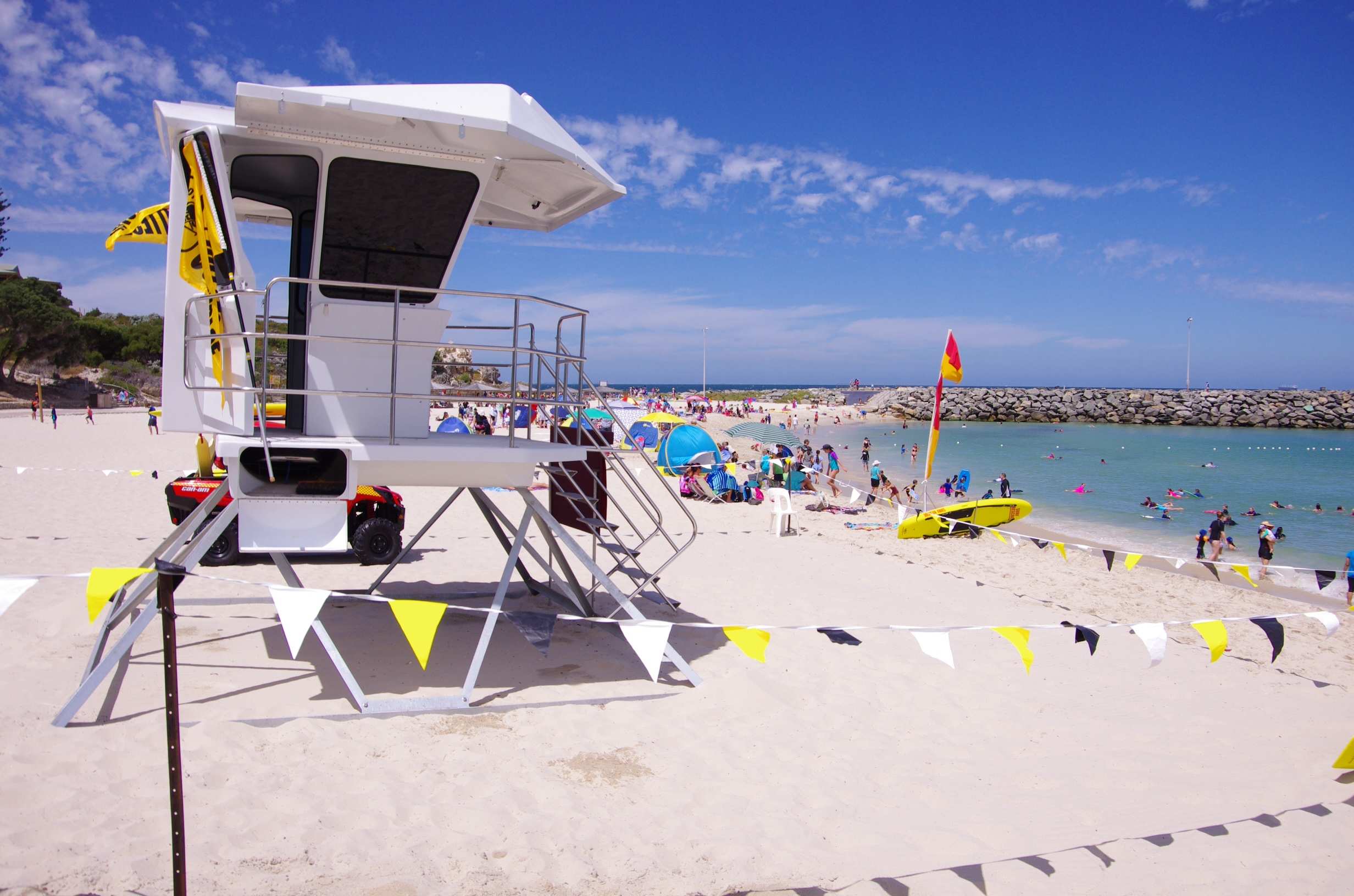 Lifesaver watchtowers unveiled at Perth beaches - ABC News