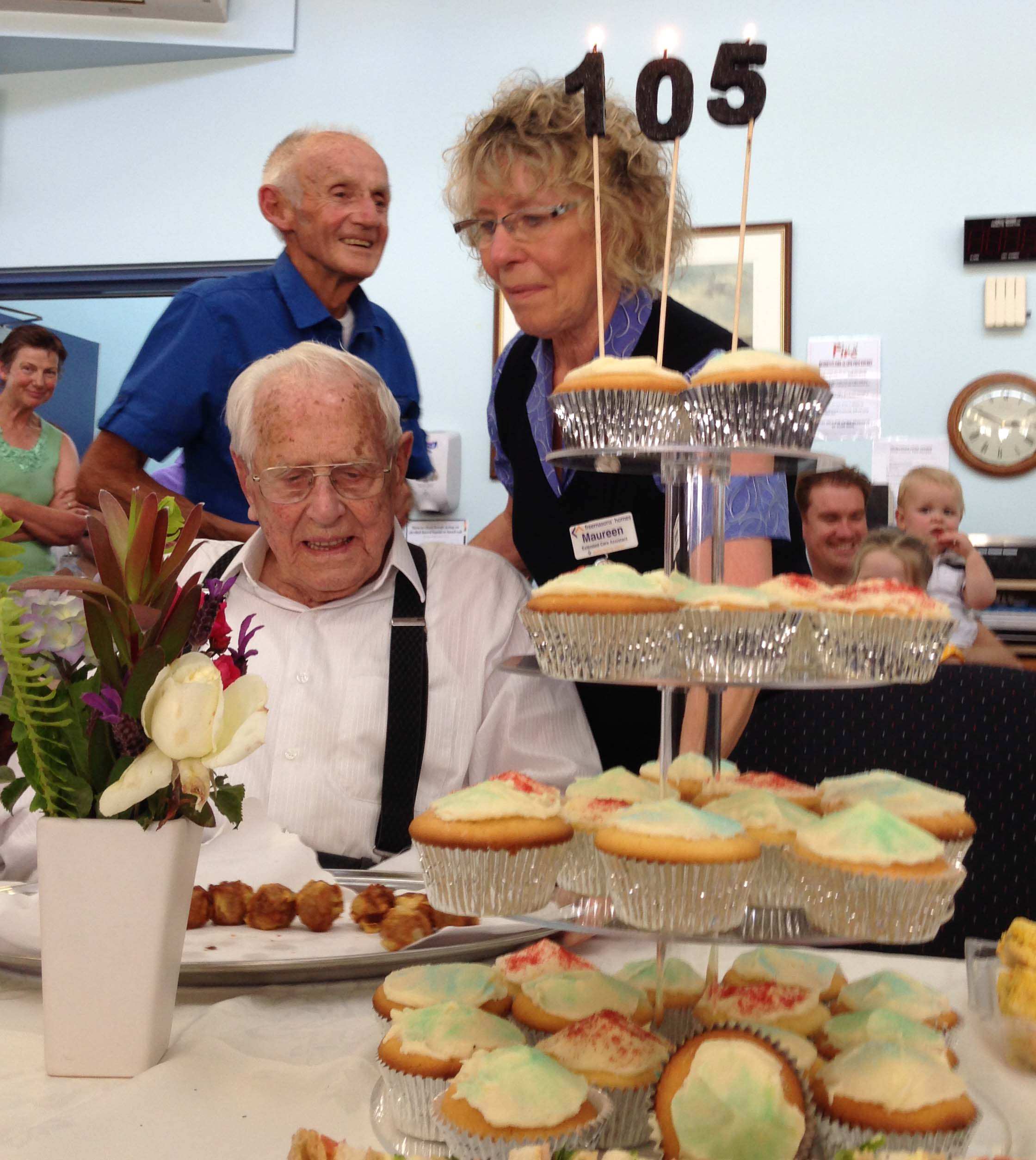 Landmark birthday: Tasmanian man Roy Reeves celebrates 105 years - ABC News