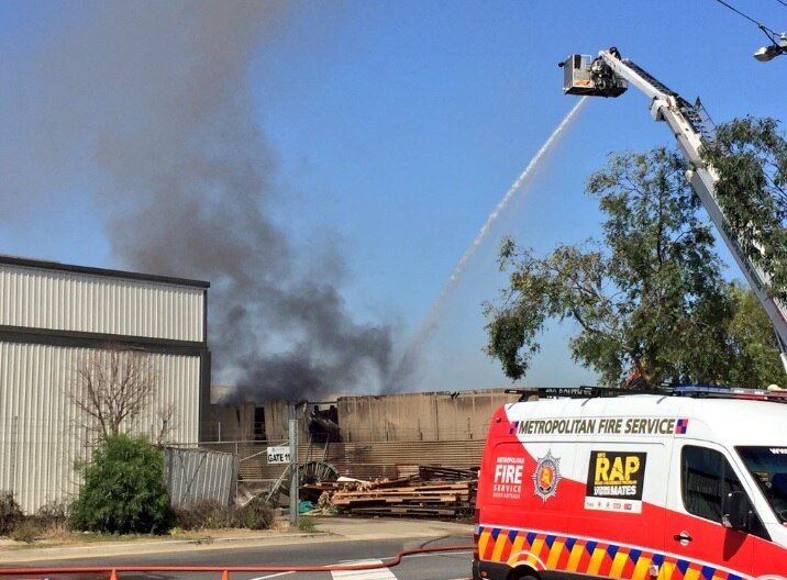 Wingfield fire sends thick smoke over Adelaide, as worker suffers burns ...