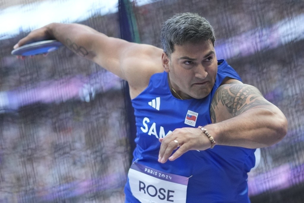 Samoa's Alex Rose makes historic Paris Olympics track and field final ...