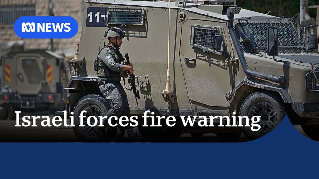 Israeli forces fire warning shots at foreign delegation - ABC News