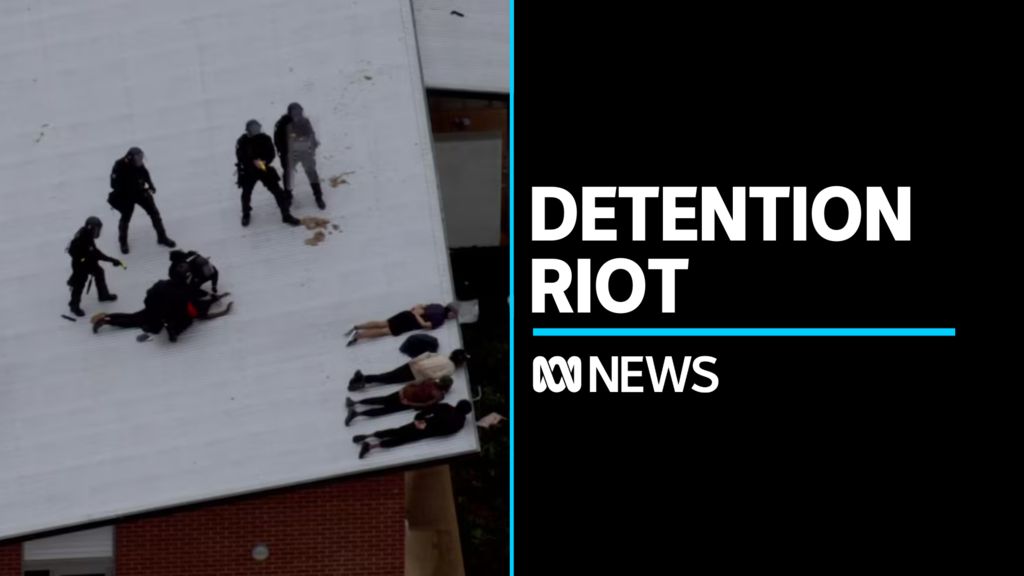Juvenile detention centre riot over as police arrest teenagers on roof ...