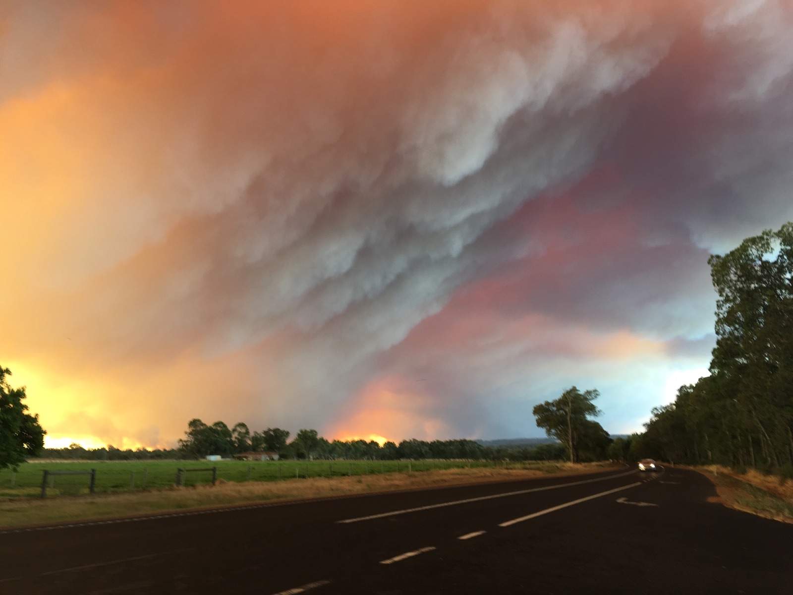 WA bushfire: First-hand account from couple fleeing flames in Harvey ...