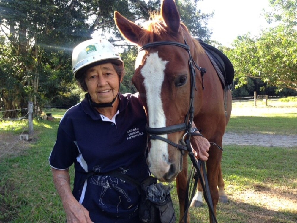 Age no barrier for senior dressage master Esther Brooks - ABC News