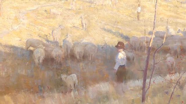 Tom Roberts: 'In a corner on the Macintyre' 1895 - ABC Education