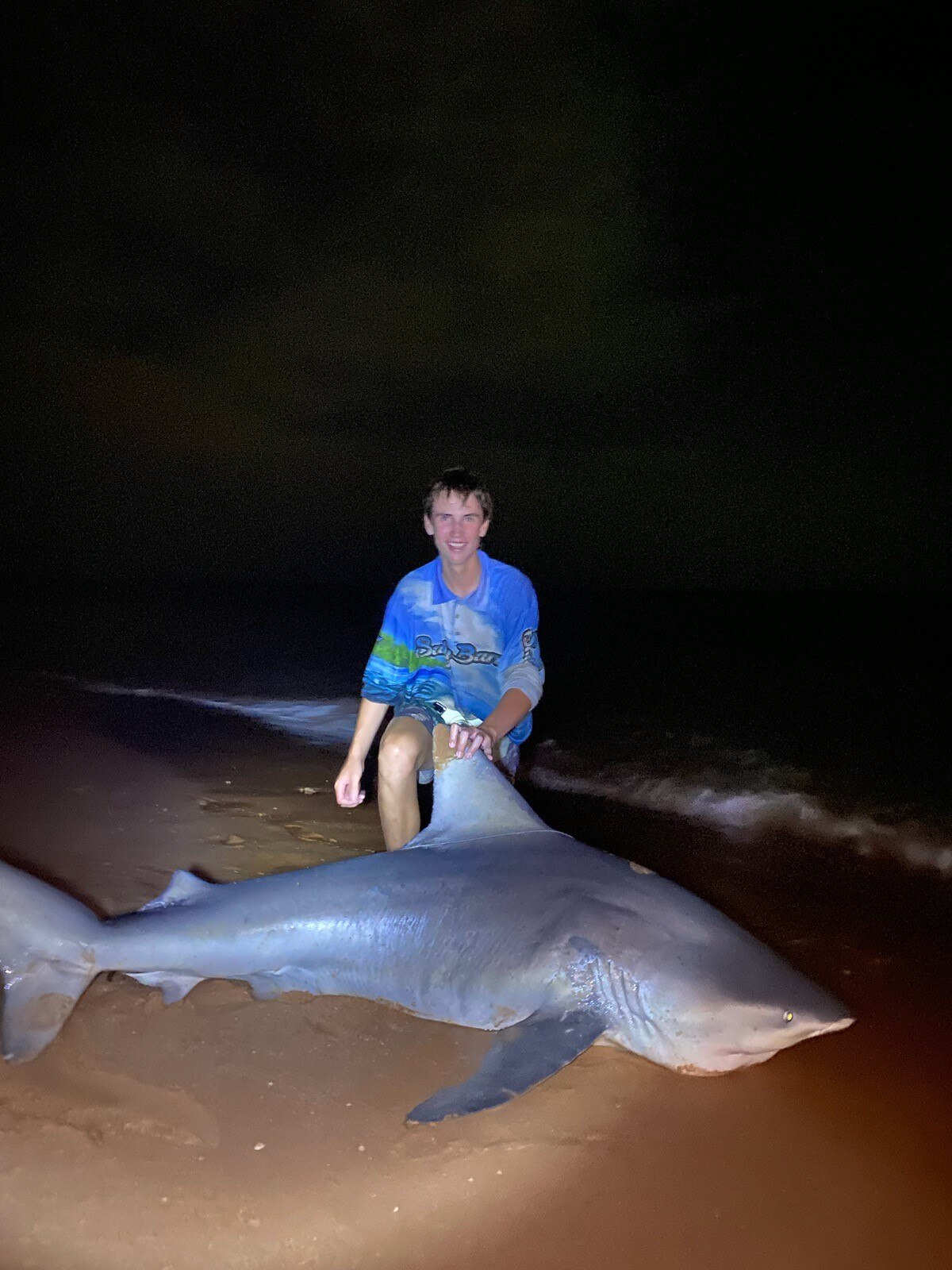 WA teenager spends spare time catching, releasing sharks off Pilbara ...