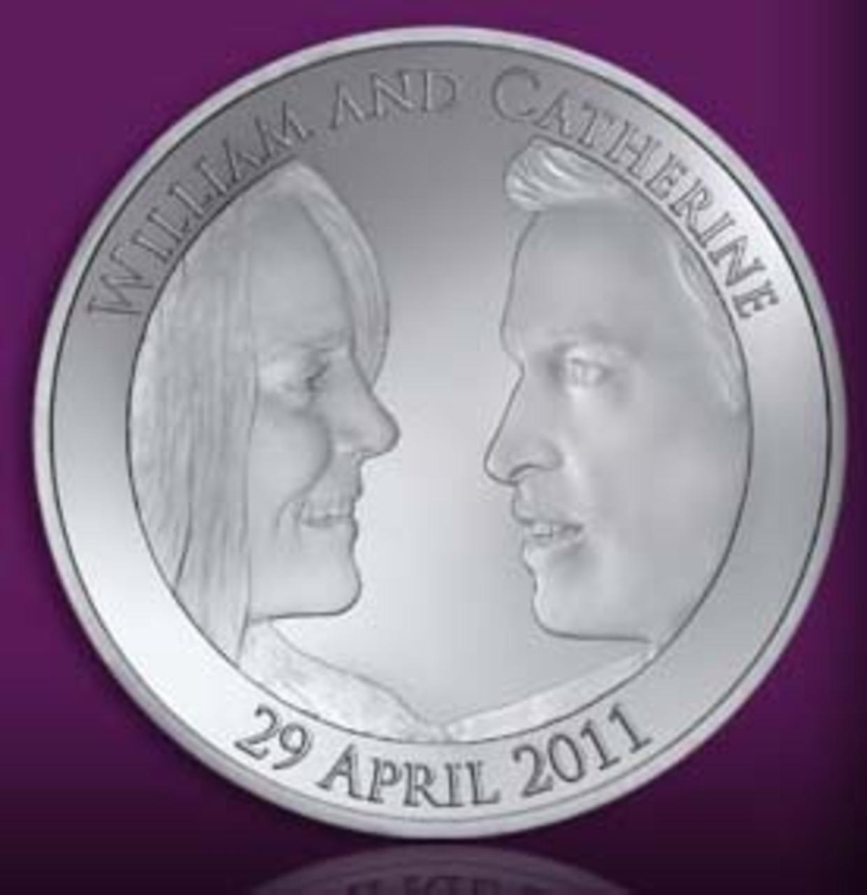 William and Kate get royal wedding coin - ABC News