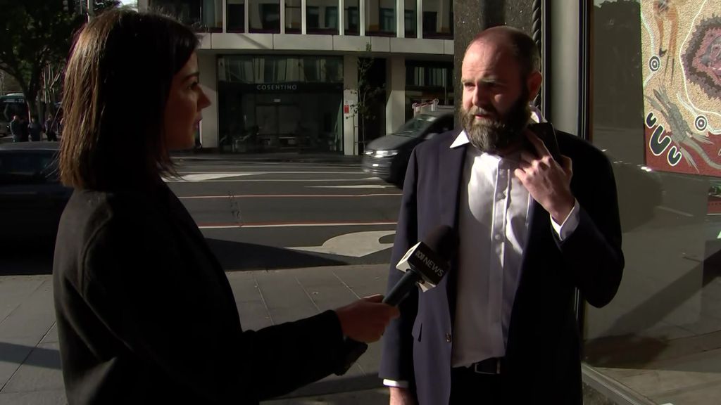 Andrew Hayler arrives to court for sentencing - ABC News