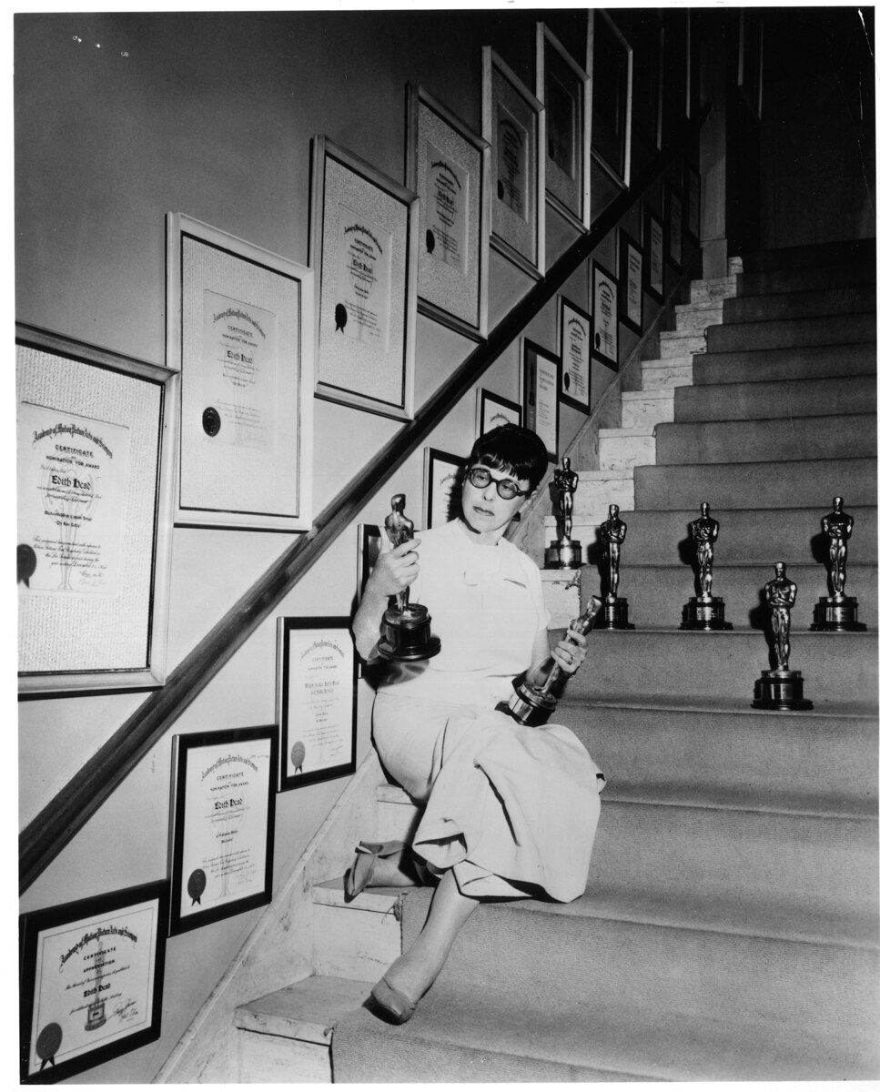 Costumes by Edith Head, Hollywood's longest serving career woman, go on ...