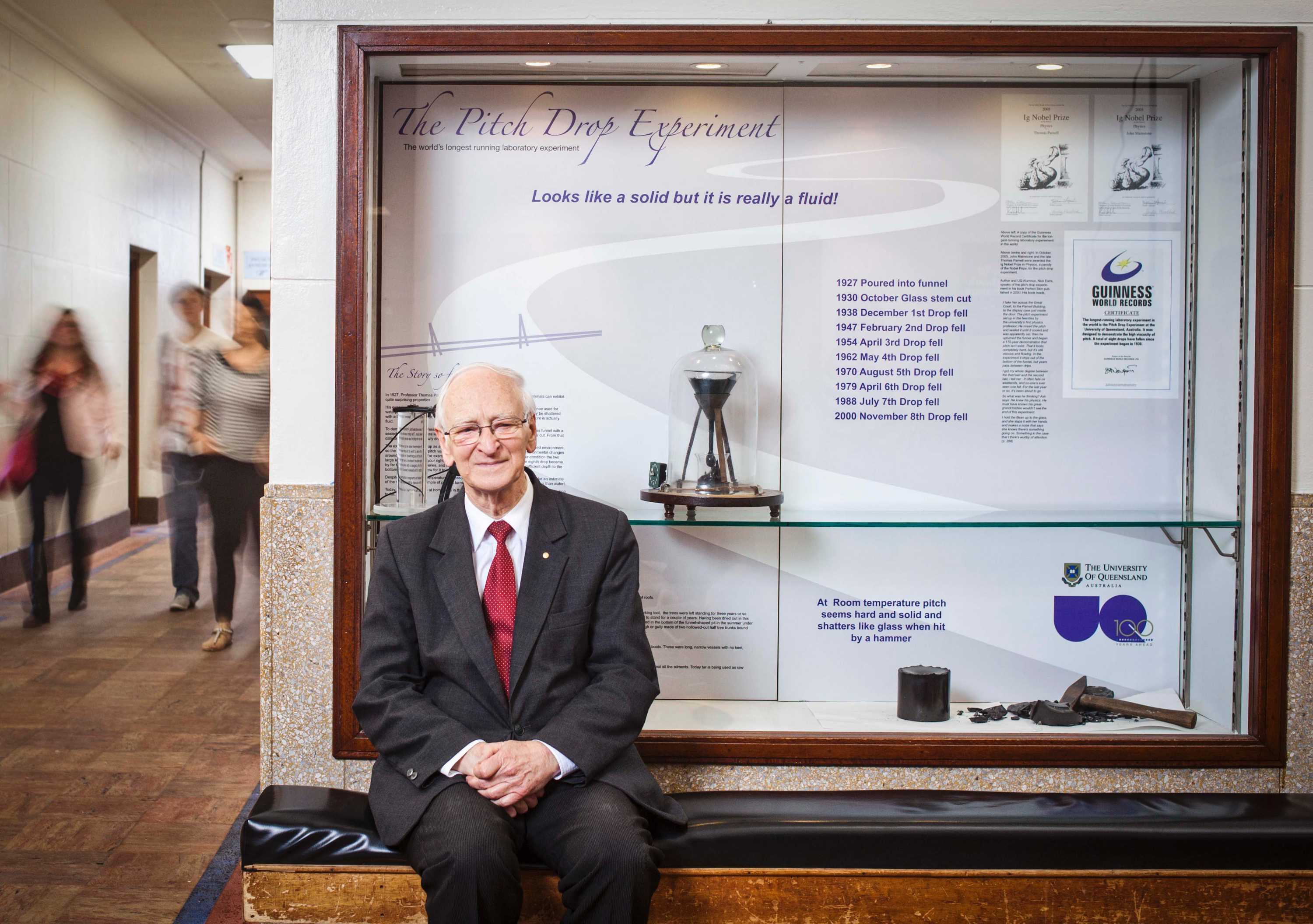 Professor John Mainstone, who oversaw Pitch Drop Experiment, dies aged ...