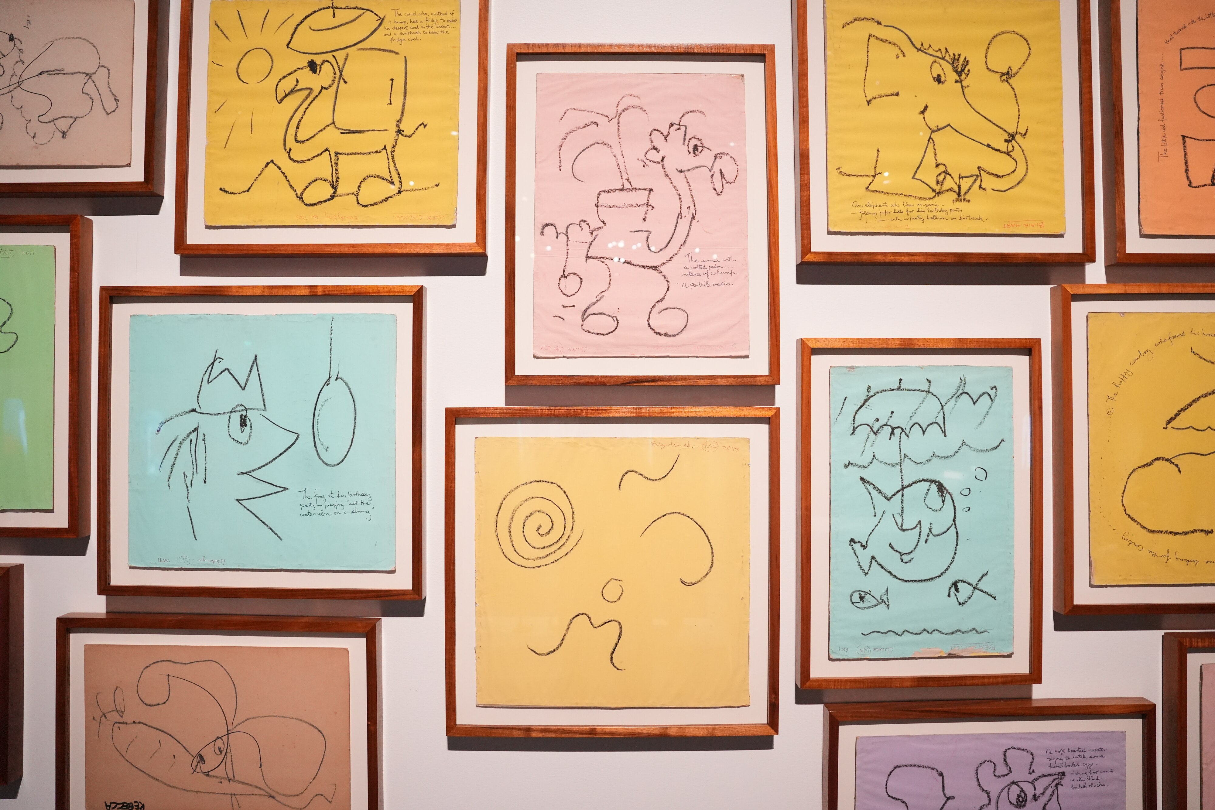 Iconic Mr Squiggle items on show at the National Museum of Australia in ...