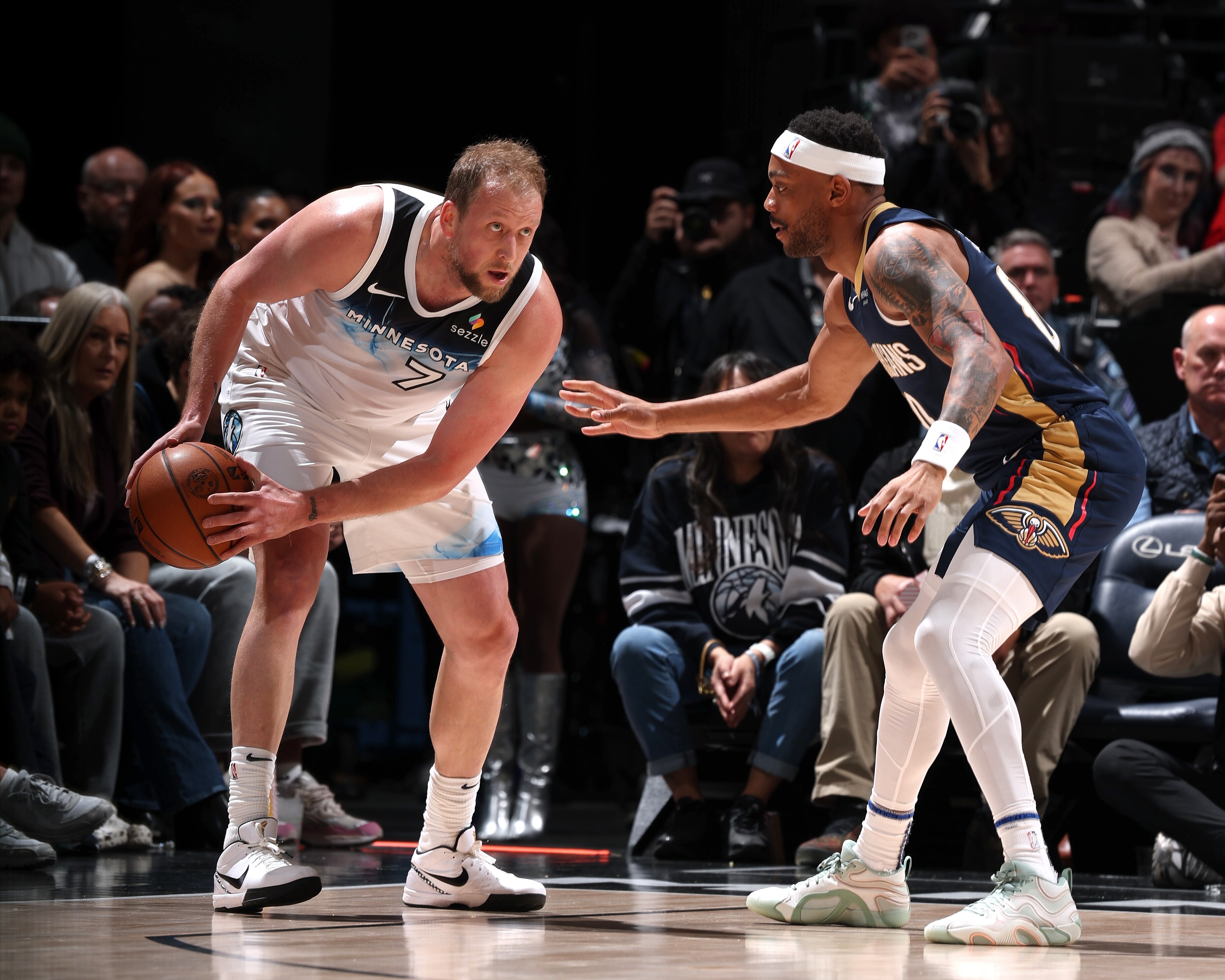 Joe Ingles gets first NBA start for Minnesota Timberwolves so son can ...