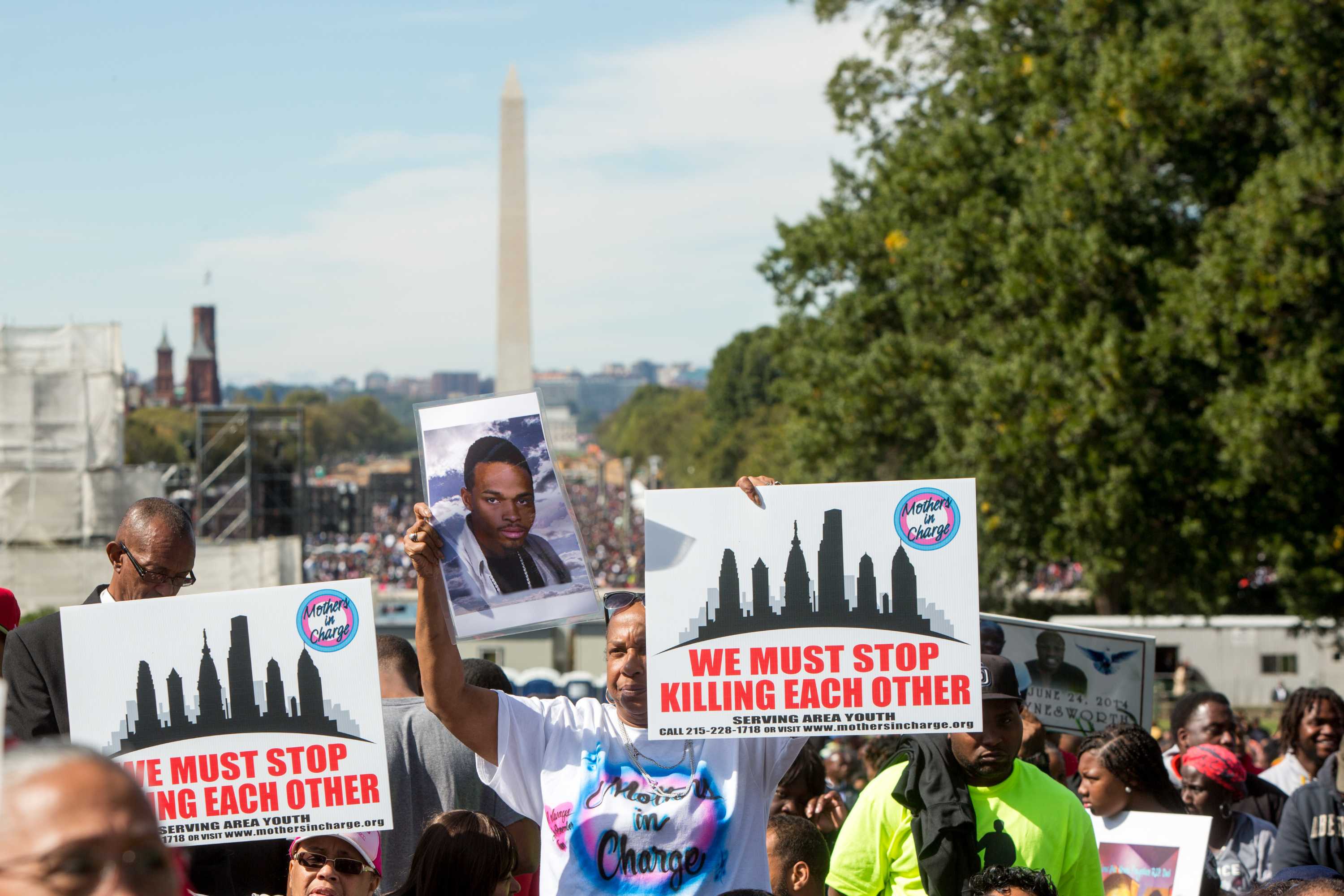Million Man March: Thousands rally on 20th anniversary of protest to ...