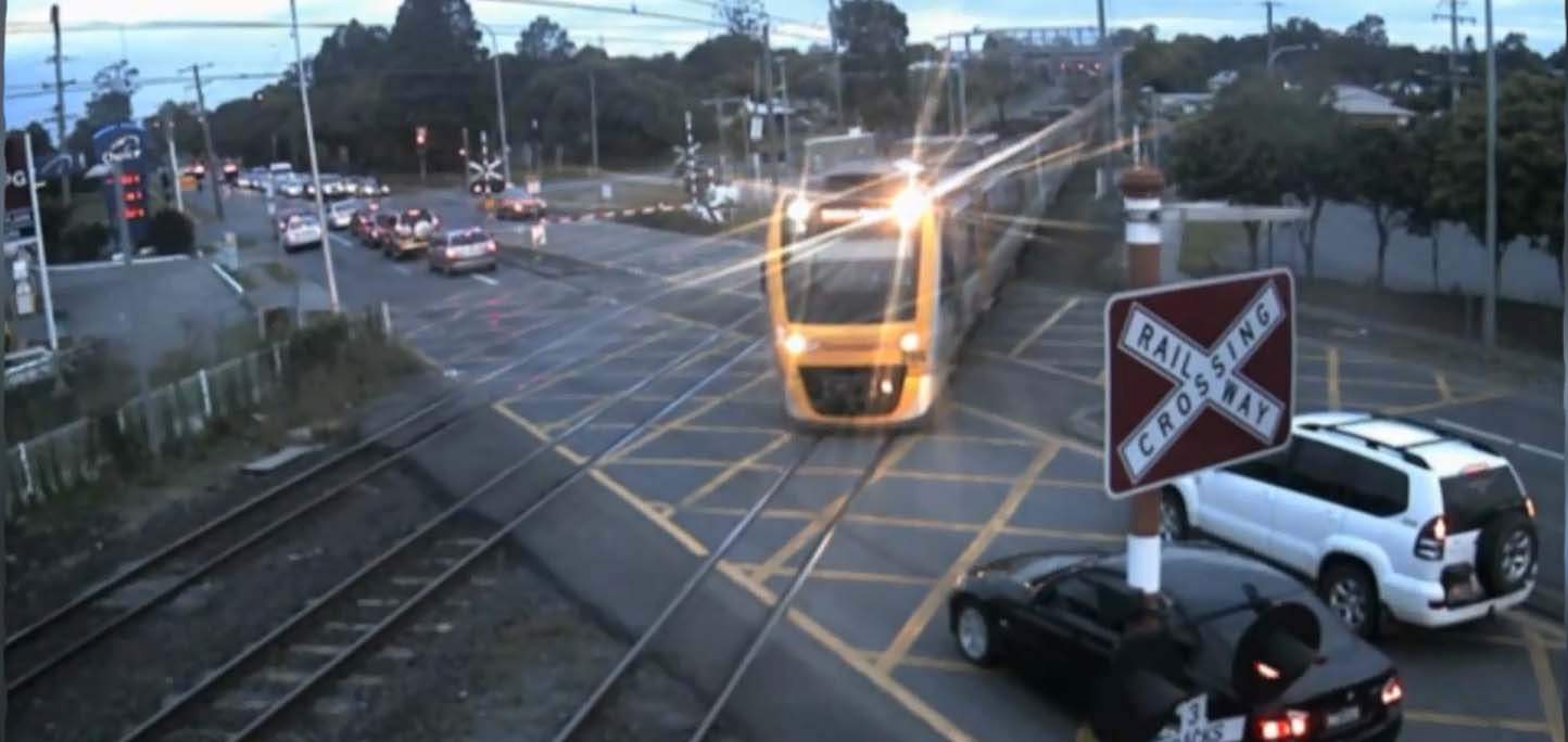 Near-miss footage shows Queensland motorists, pedestrians playing ...