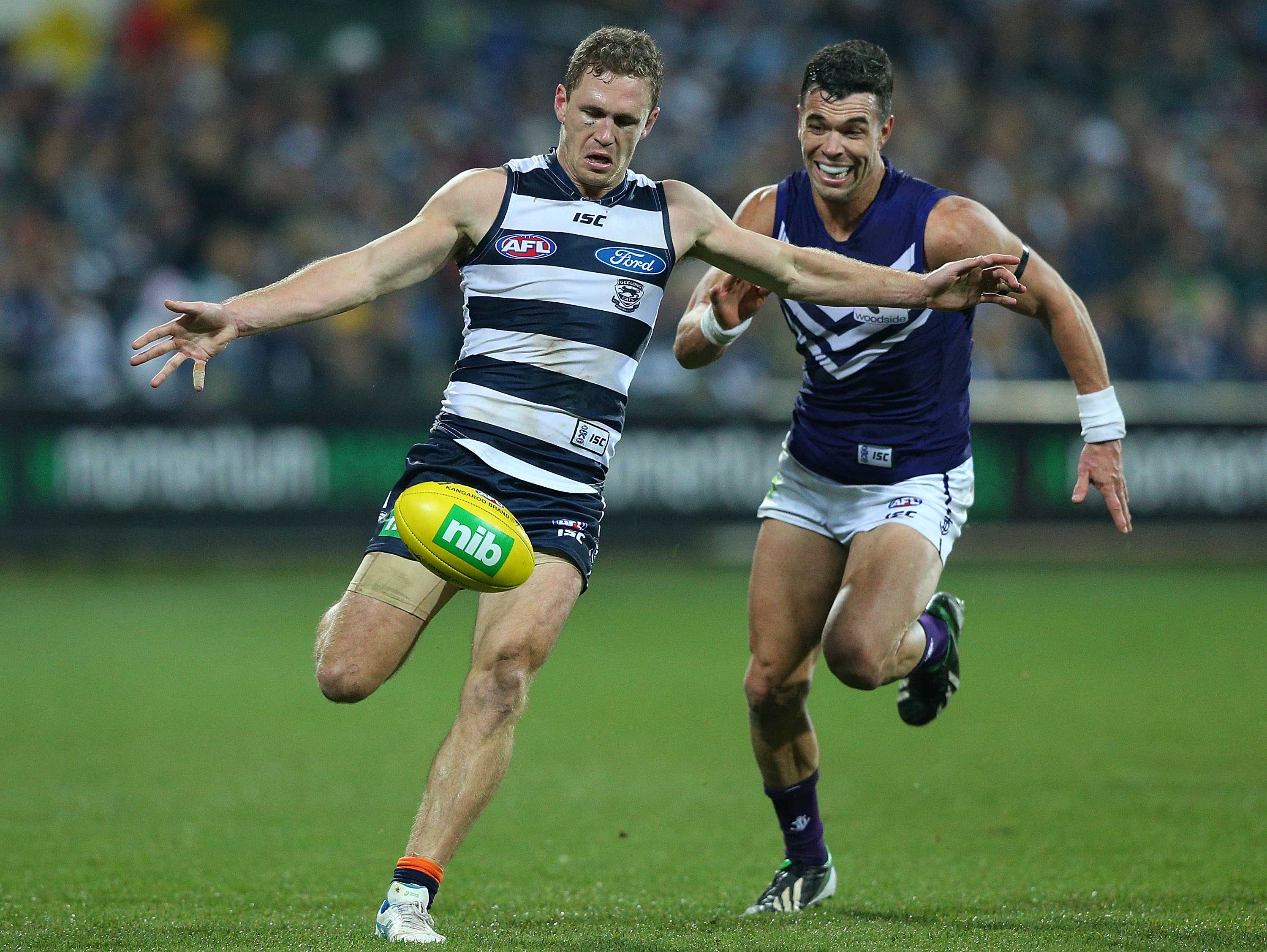 Joel Selwood, Steve Johnson battle niggling injuries for Geelong Cats ...