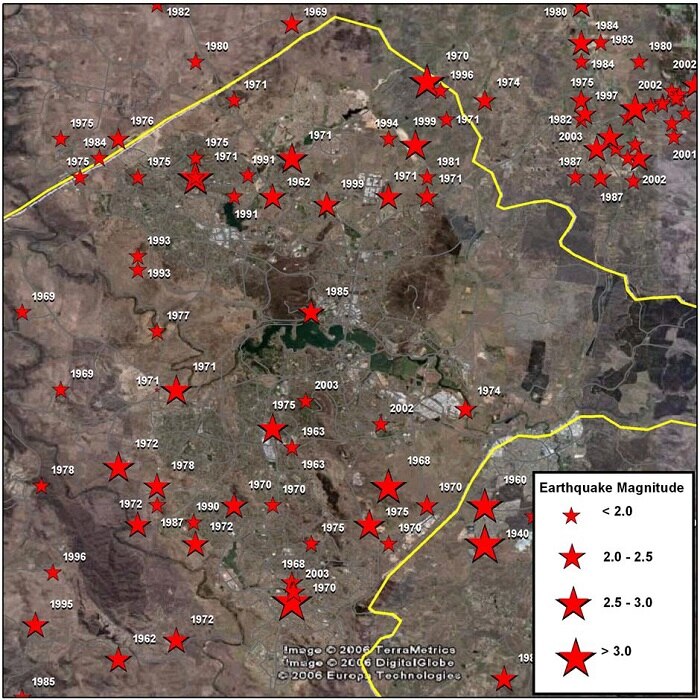What is the known earthquake history of the ACT? - ABC News