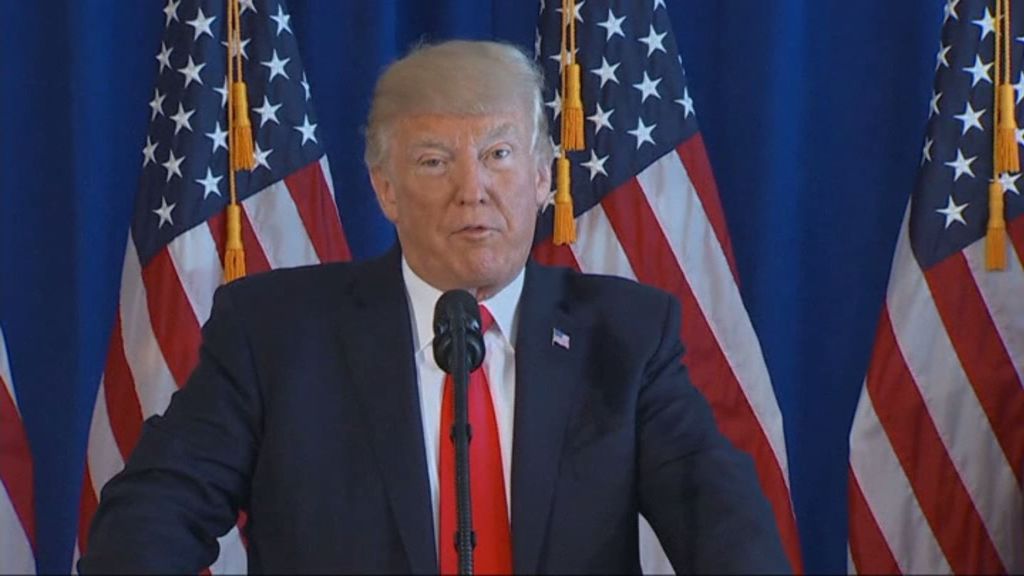 Trump calls on US to 'come together as one' after car rams protesters ...