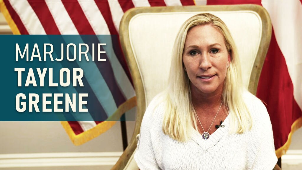 US Congresswoman Marjorie Taylor Greene claims Donald Trump’s trial was ...
