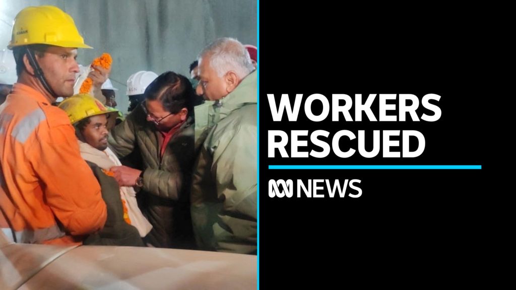Indian workers rescued after 17 days in collapsed tunnel in Himalayas ...