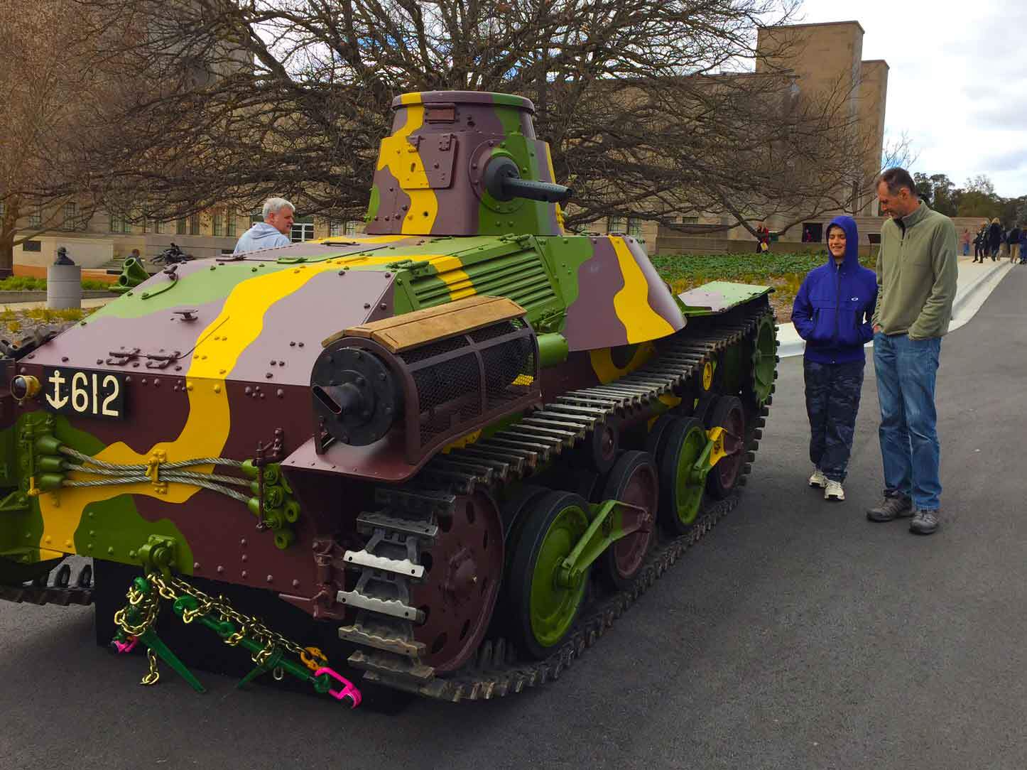 Japanese 'tankette' on display at Australian War Memorial for Victory ...