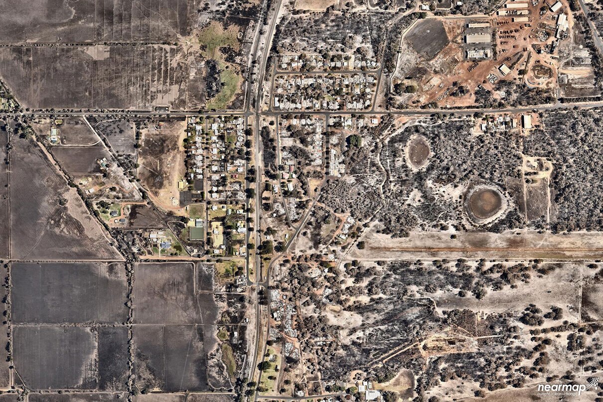 Yarloop bushfire before and after: Aerial photos reveal raw power of WA ...
