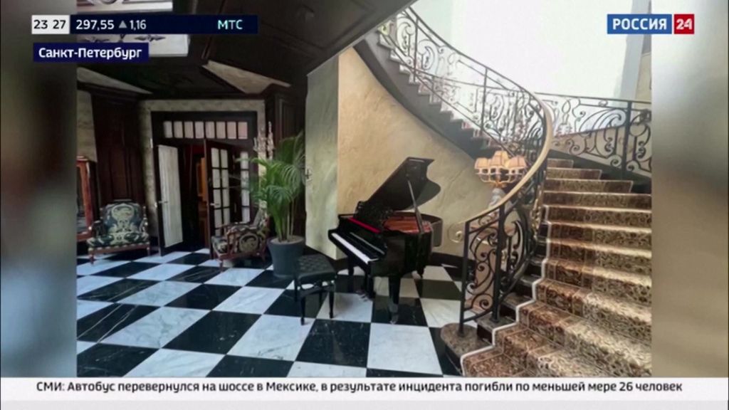 A look inside Wagner's St Petersburg office and Prigozhin's mansion ...