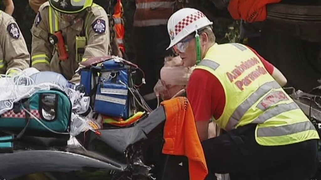 Point Cook crash: Crews free driver crushed under truck in Melbourne ...