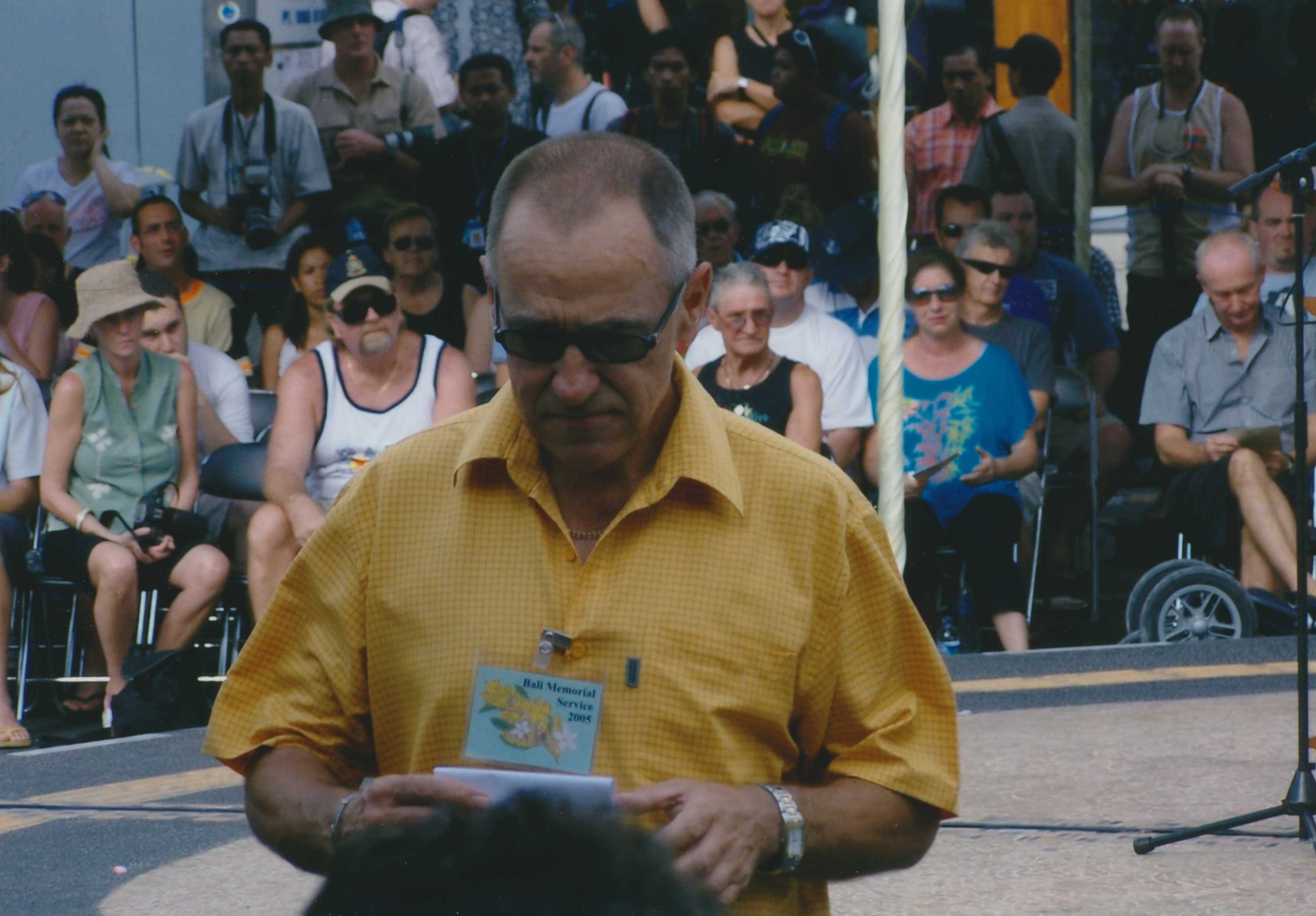 Bill Hardy commemorates his son, Billy, on the 20th anniversary of the ...