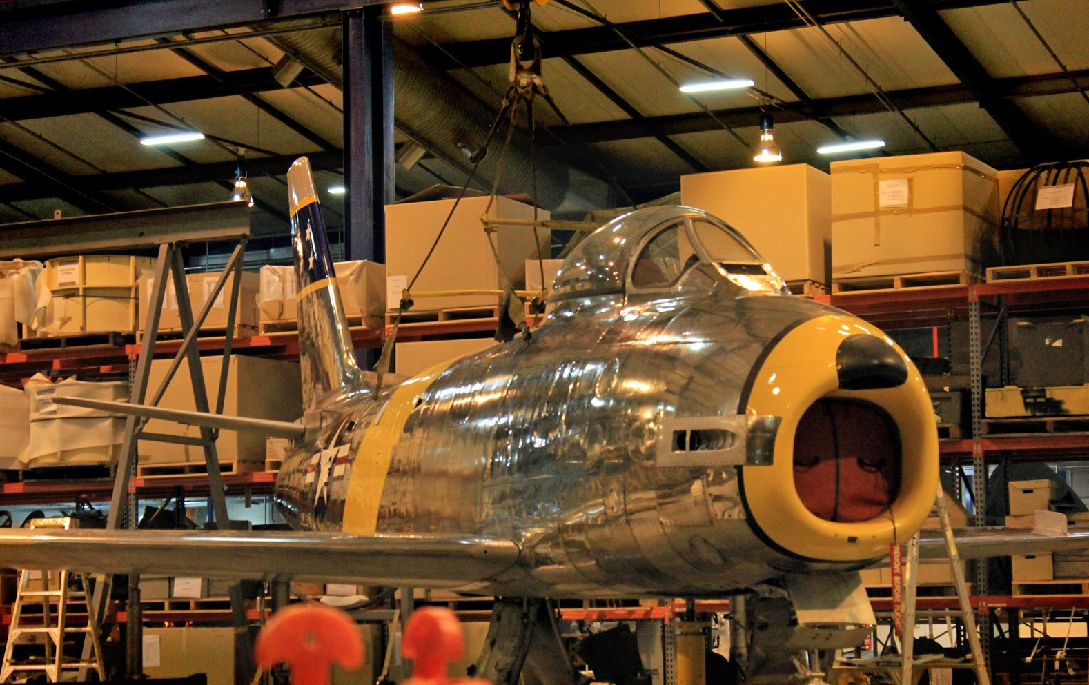 Sabre fighter jet in from the cold - ABC News