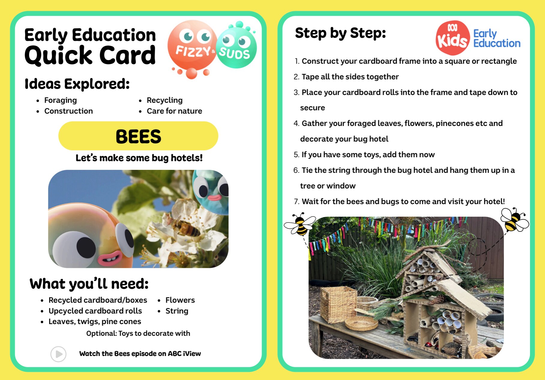 Fizzy and Suds Quick Cards: Explore, create, and play with this ...