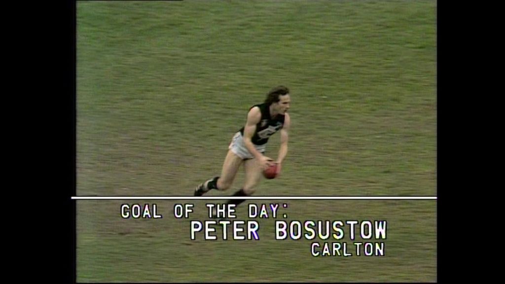Peter Bosustow's 1981 Goal of the Year for Carlton - ABC News