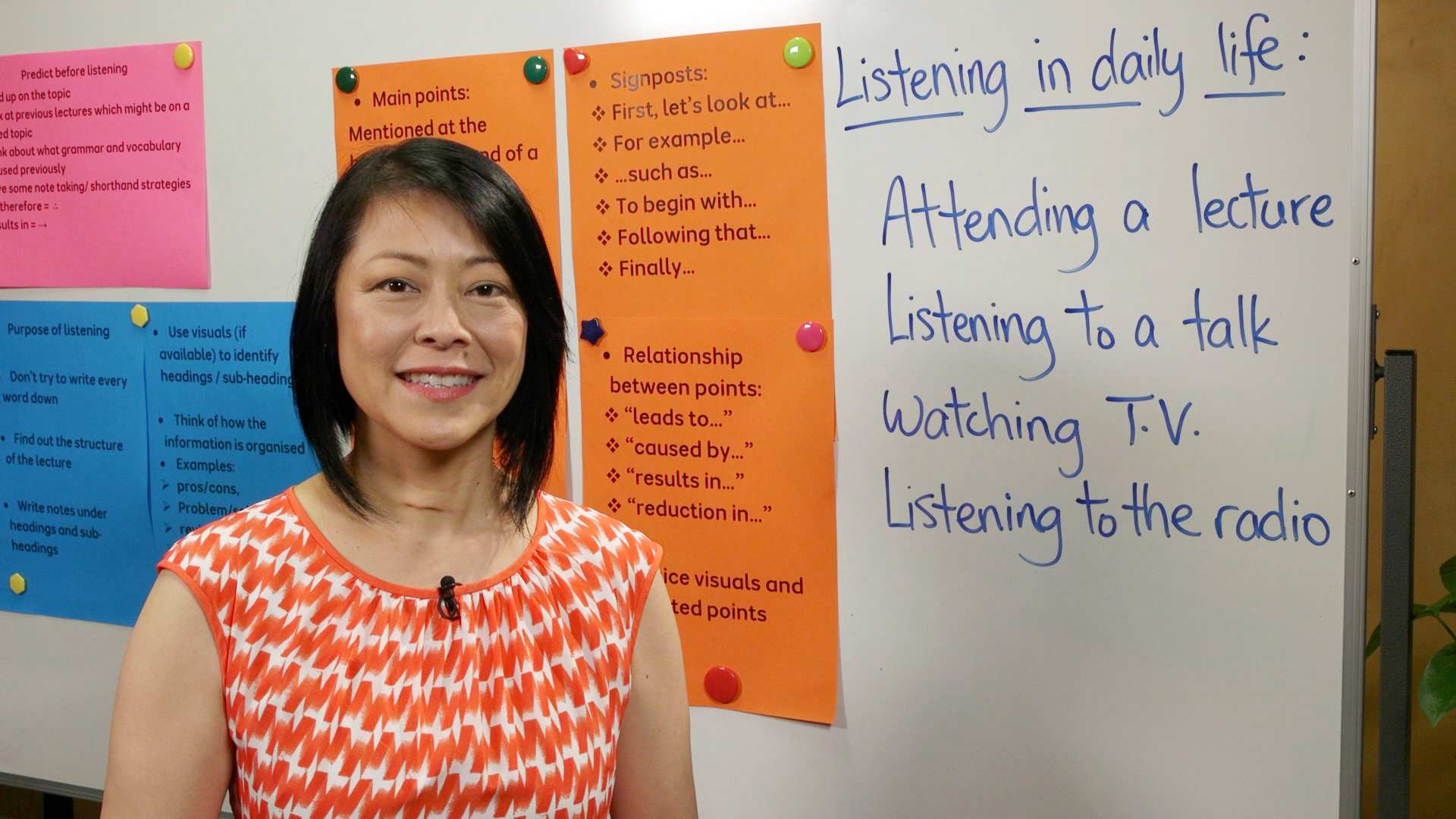 Academic English: Listening for note taking - ABC Education