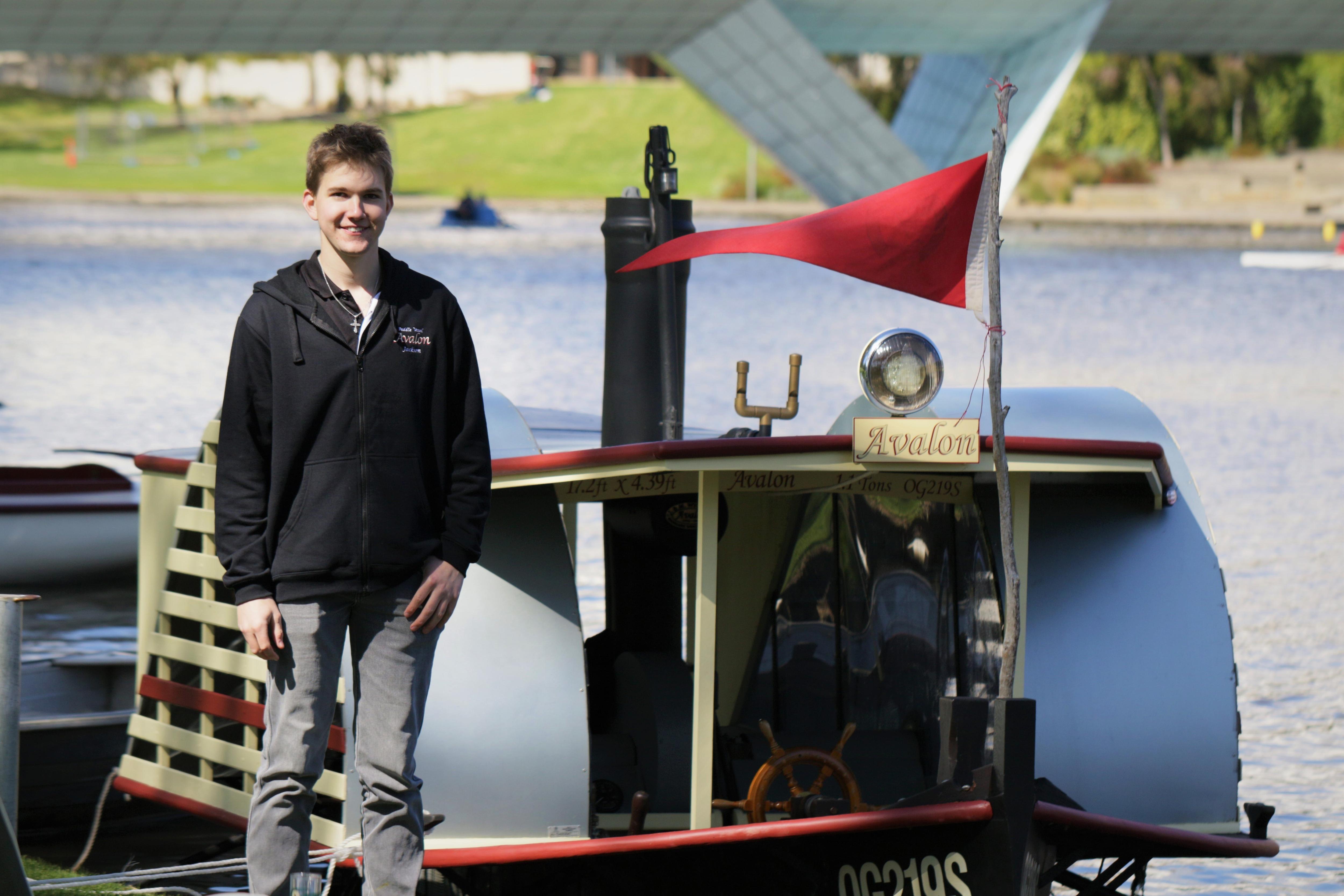 23-year-old Jackson built a paddle steamer - ABC listen