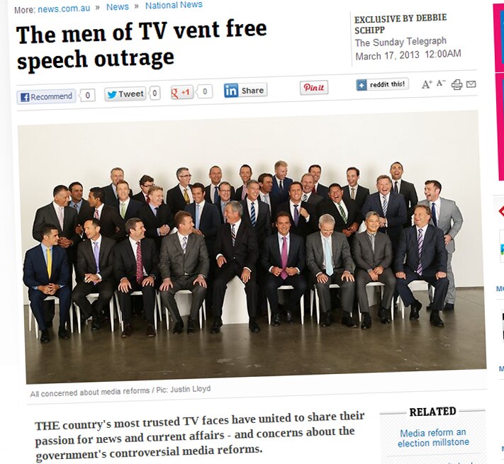 The men of TV and a media regulation stitch-up - ABC News