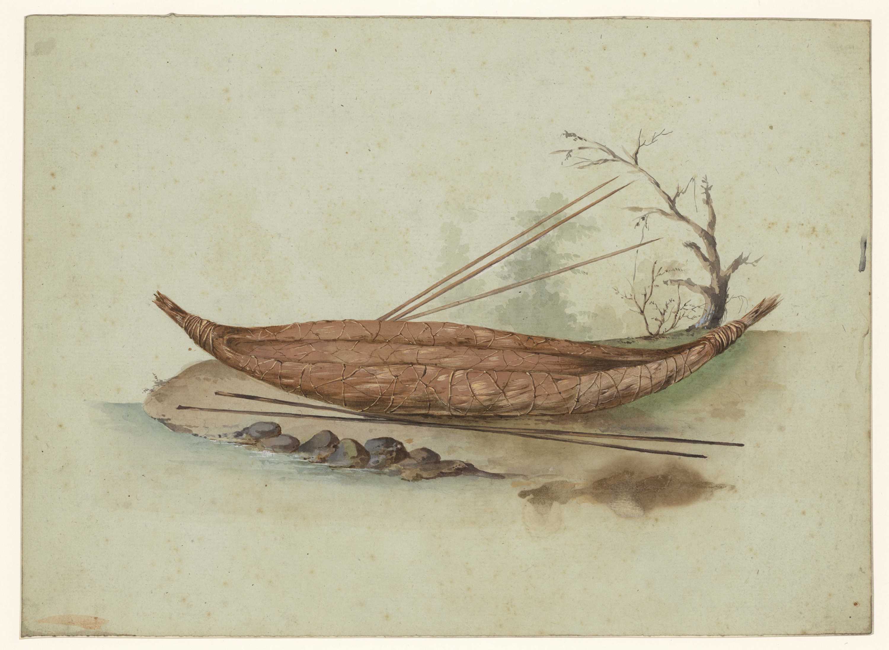 Rare French paintings of Tasmanian Aboriginal life before colonisation ...