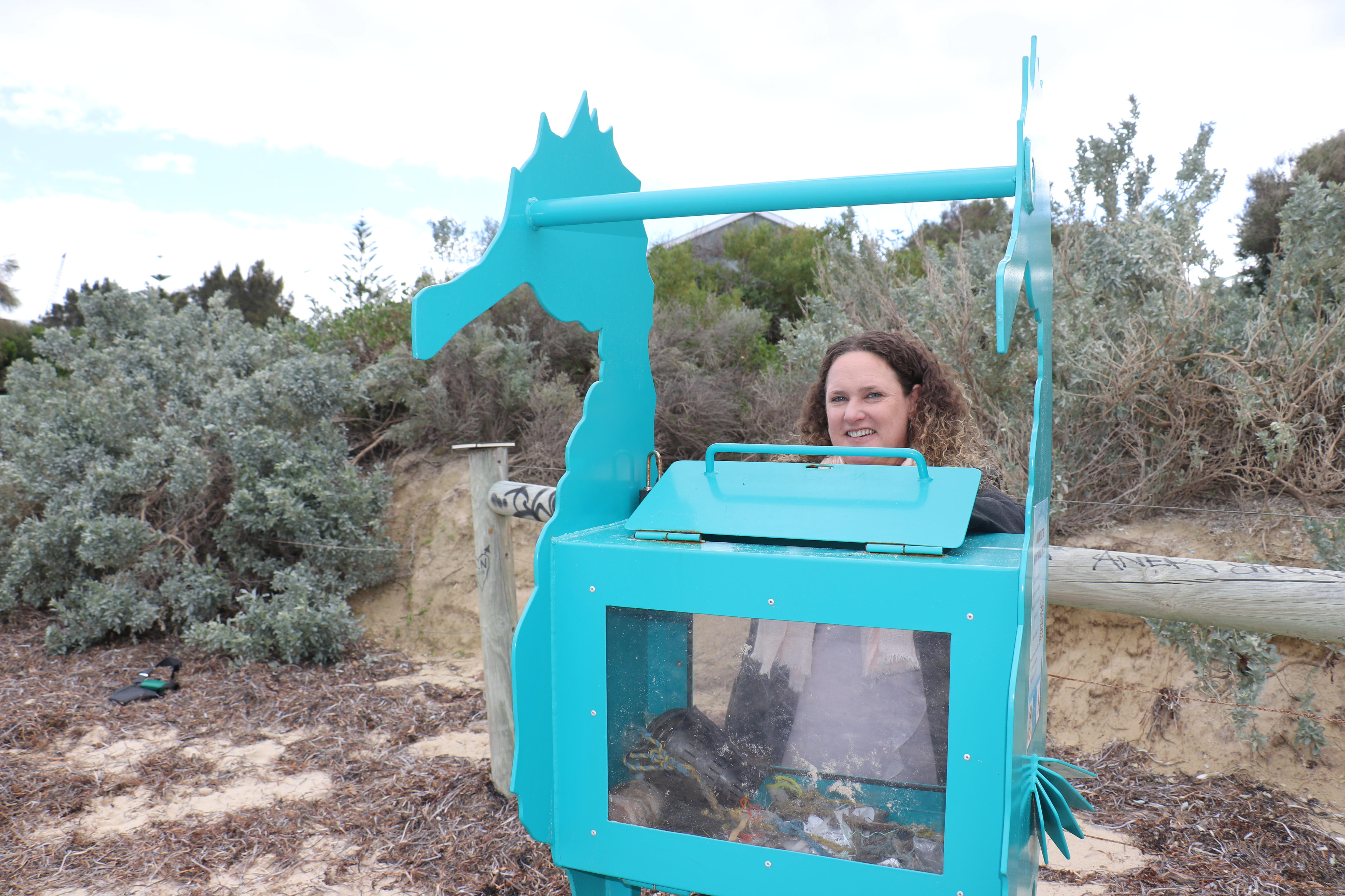 Decades-old rubbish washes up at Bathers Beach south of Perth as ...