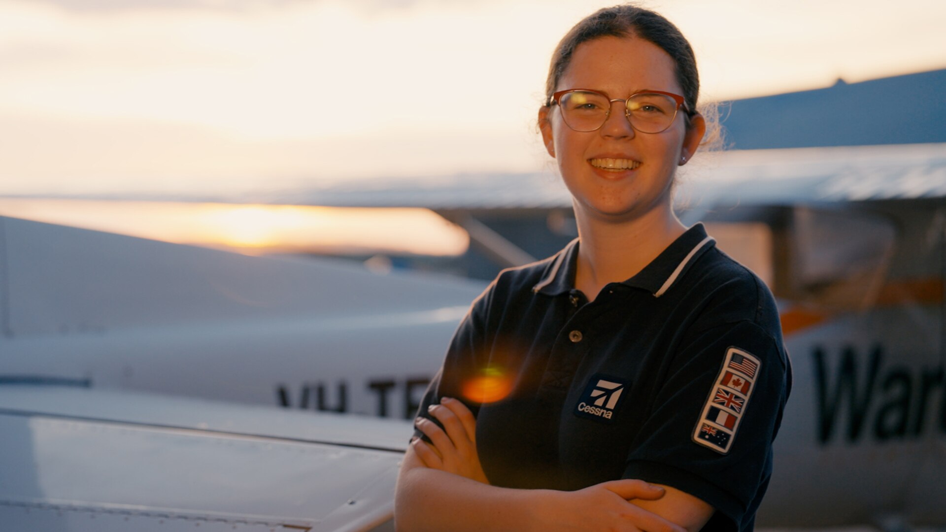 Katie is a Fourth-Generation Pilot - Behind The News