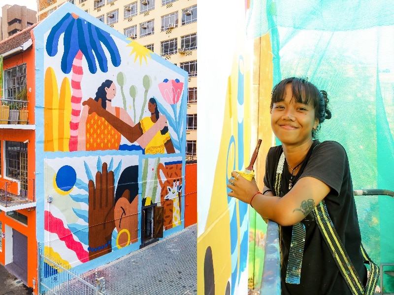 Balinese artist Yessiow aims to empower women with a riot of colour and ...