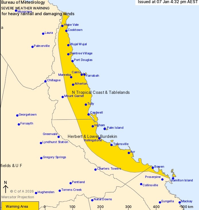 Queensland's far north-east braces for a deluge of rain and possible ...