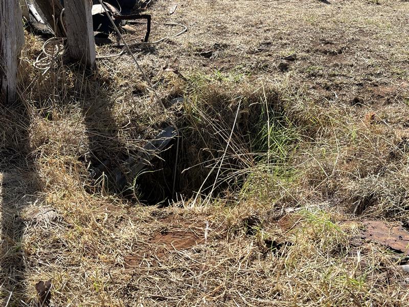 Emergency services rescue calf stuck down a well at Yahl, near Mount ...