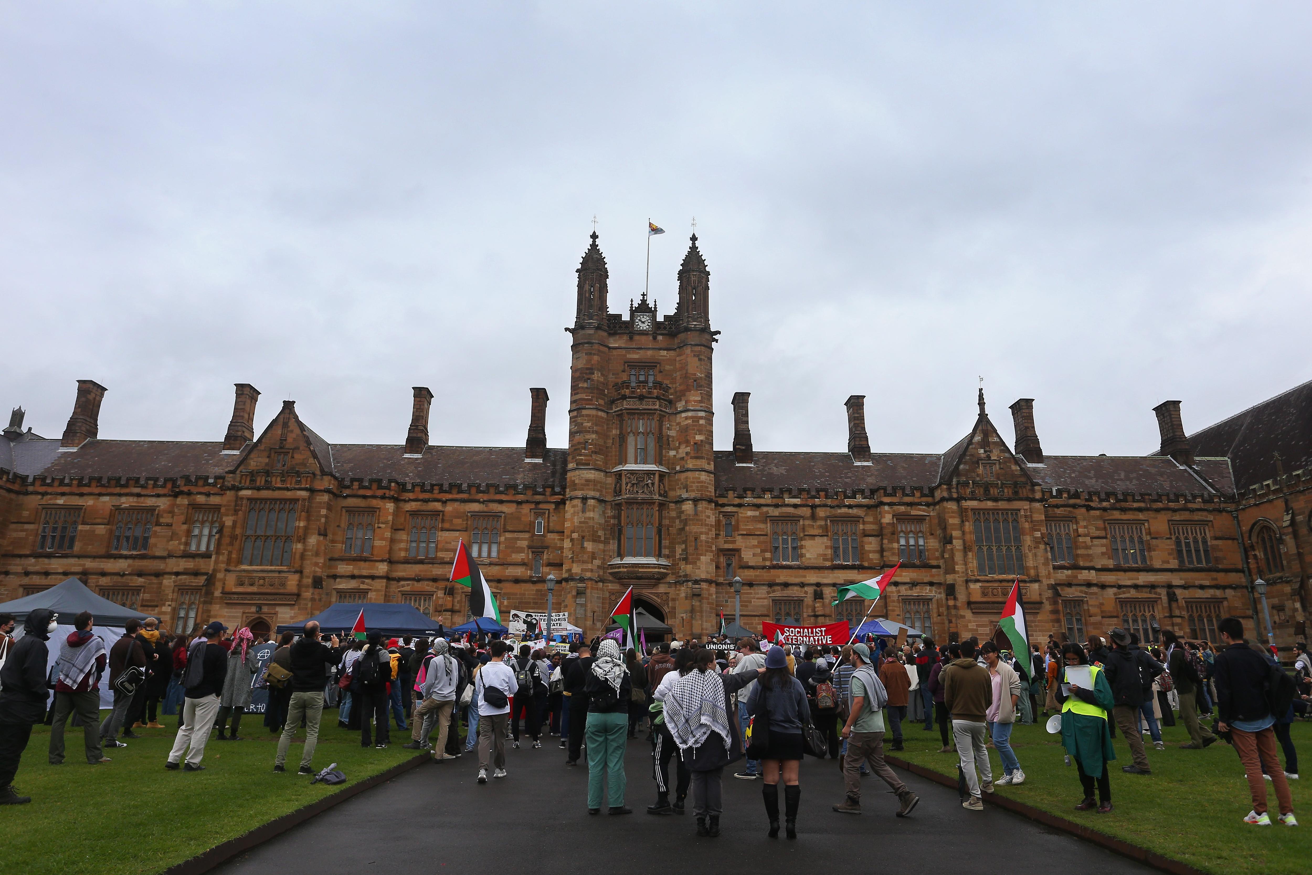 On Australian university campuses, free speech and the right to protest ...