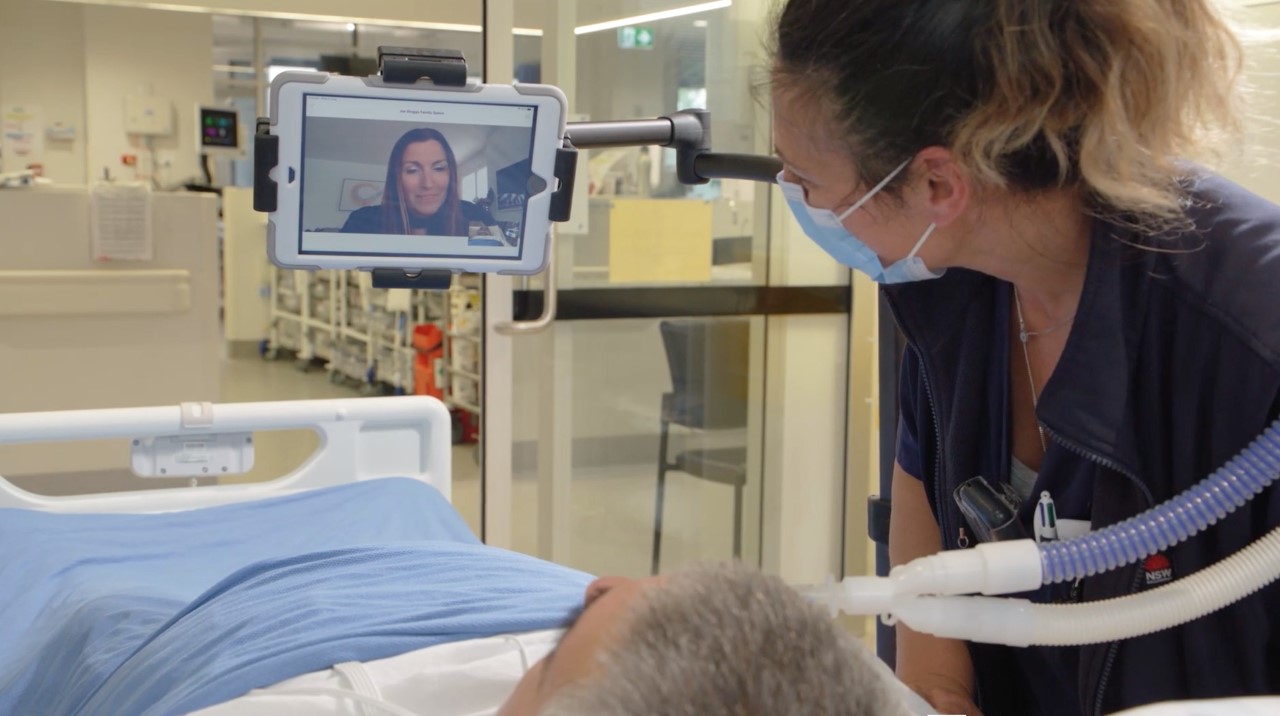 Virtual visiting system improving the mental health of nurses in ICU ...