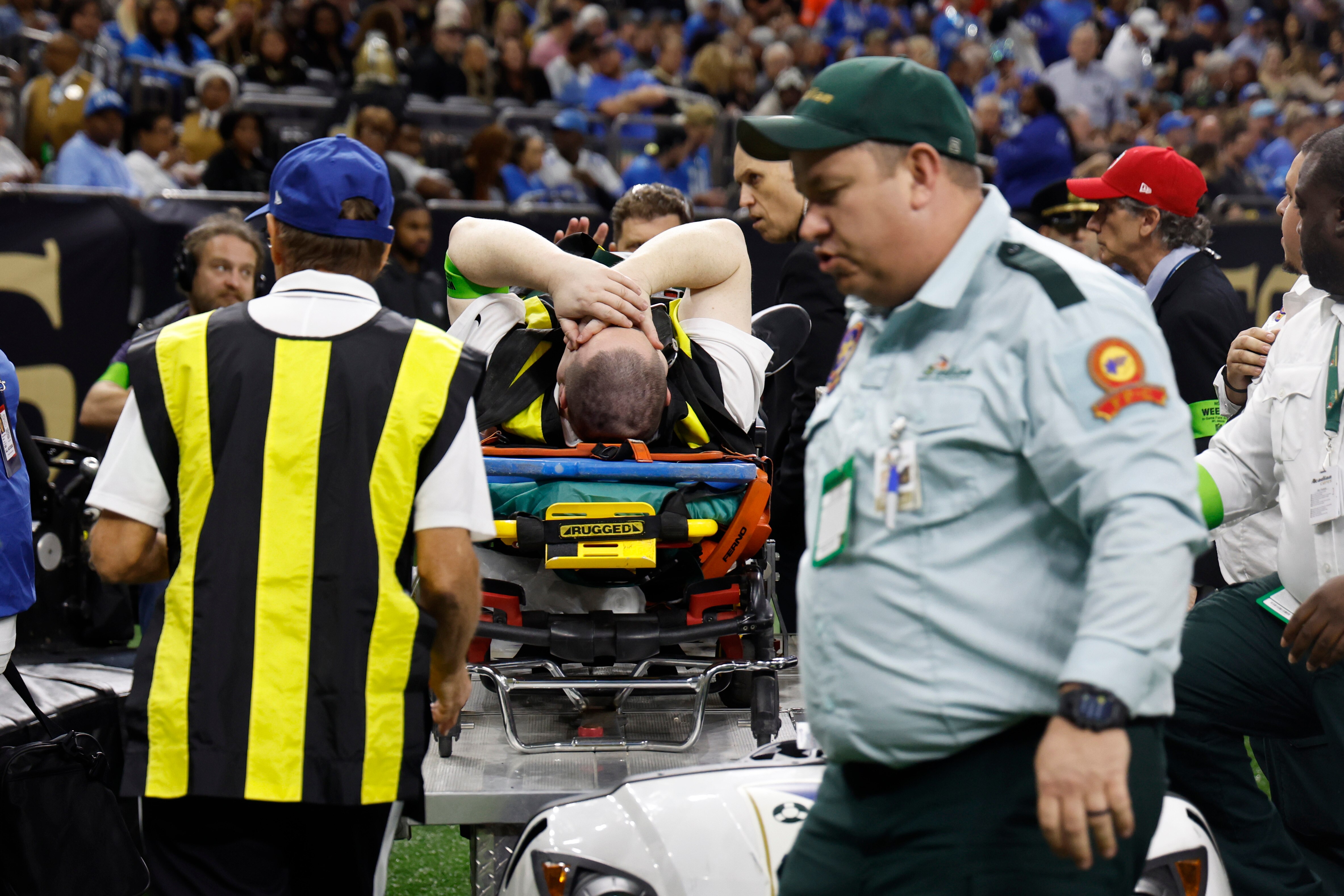 NFL five quick hits — A horror broken leg on the sideline, a punch in ...