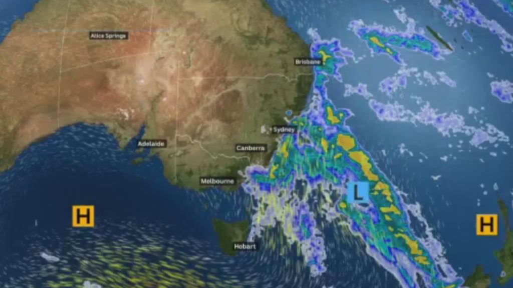 An anticlockwise flow around a high will lead to southerly winds across ...
