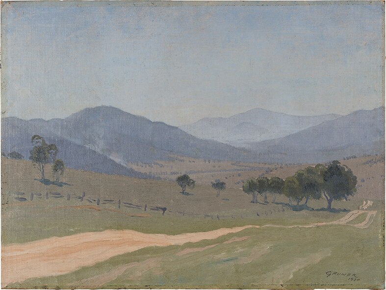 Elioth Gruner landscape painting returns home to Canberra - ABC News
