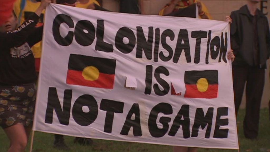 'Colonisation is not a game' Opening Ceremony marred by protests - ABC News