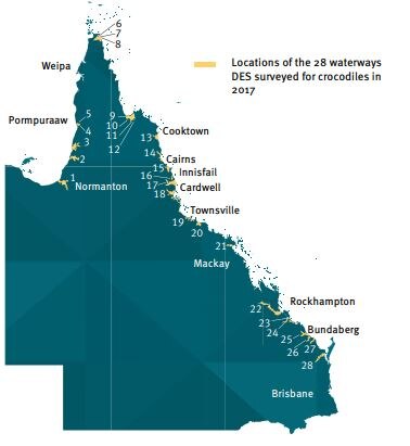 No explosion in croc numbers preliminary Queensland crocodile survey ...